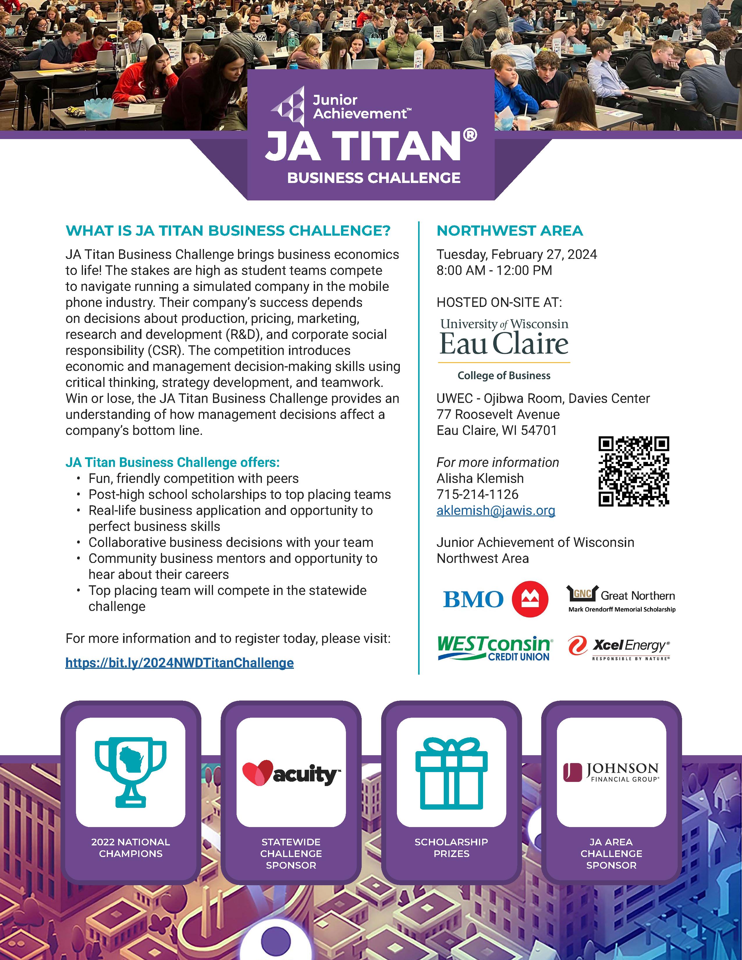 2025 JA Titan Business Challenge | Northwest Area